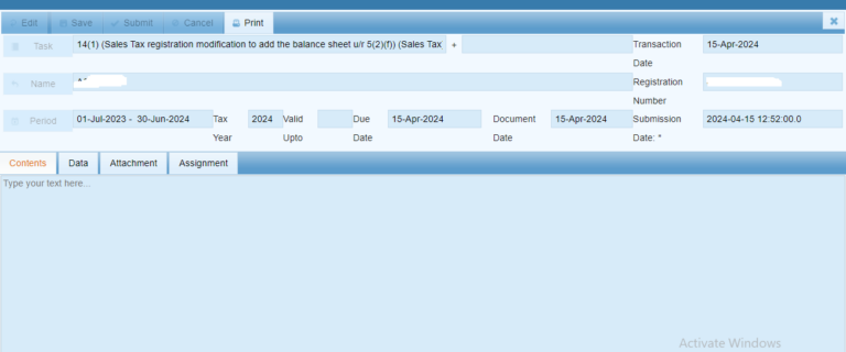 How to submit balance sheet in IRS